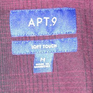 Apt. 9 | Shirts | Apt 9 Long Sleeve Brushed Flannel Burgundy Black ...